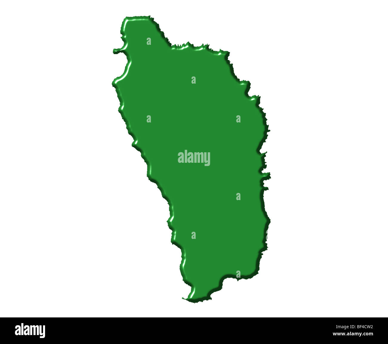 Map of dominica hi-res stock photography and images - Alamy
