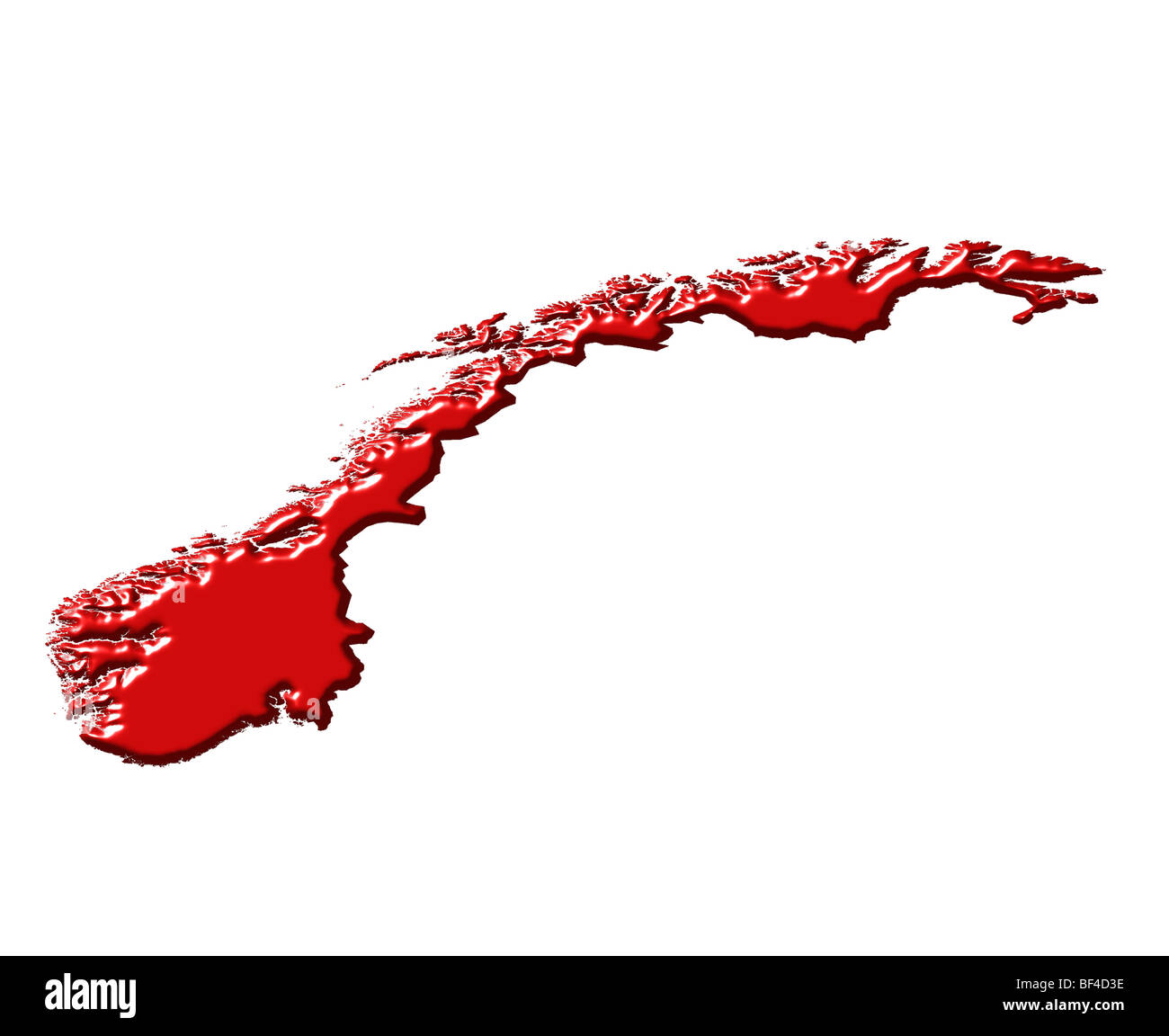 Country norway map hi-res stock photography and images - Alamy