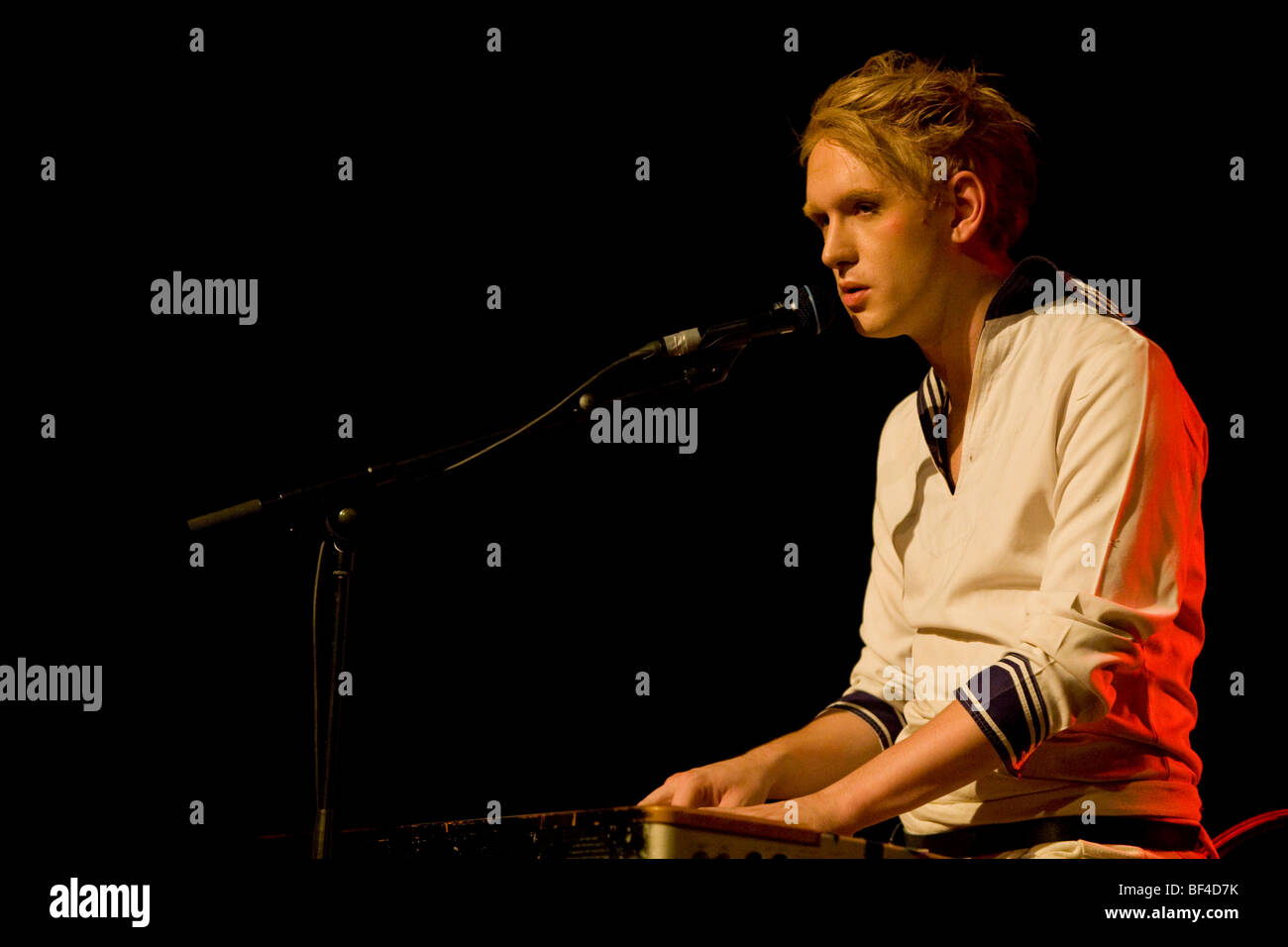 British singer and songwriter Patrick Wolf performing live in the ...