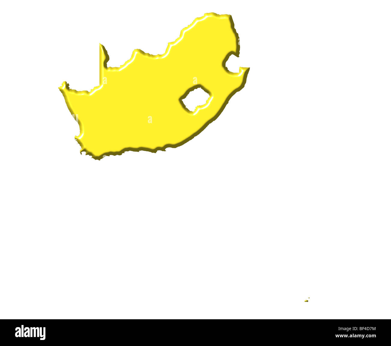 South africa land map hi-res stock photography and images - Alamy