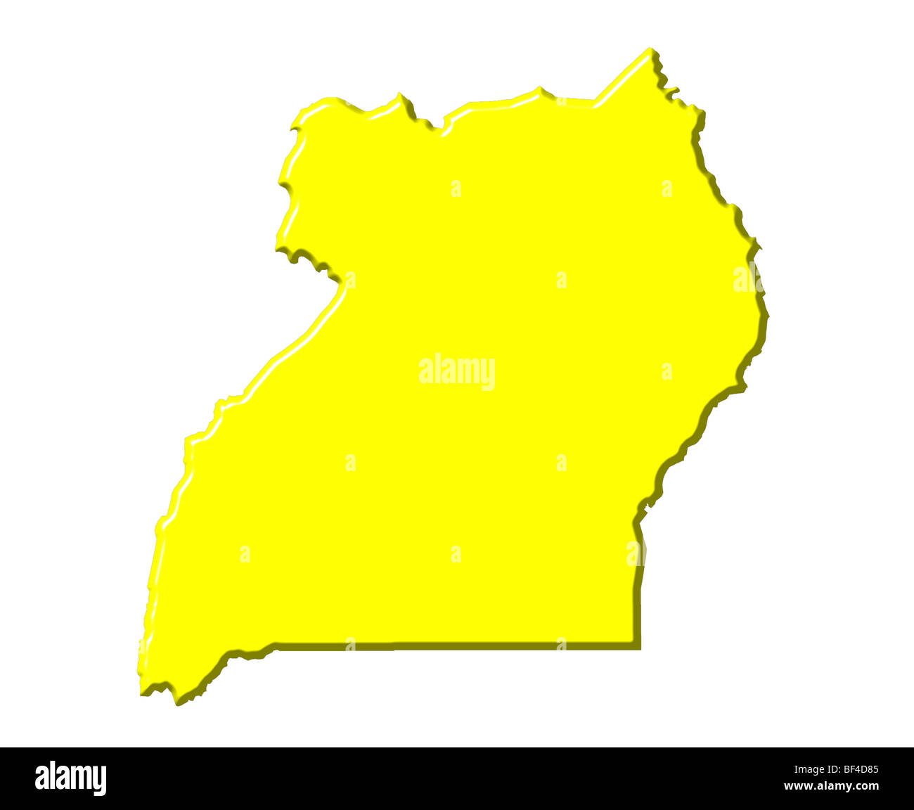 Map uganda hi-res stock photography and images - Alamy