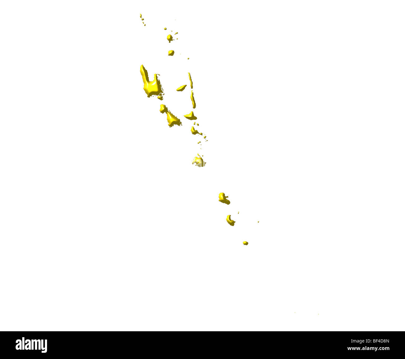 Map of vanuatu hi-res stock photography and images - Alamy