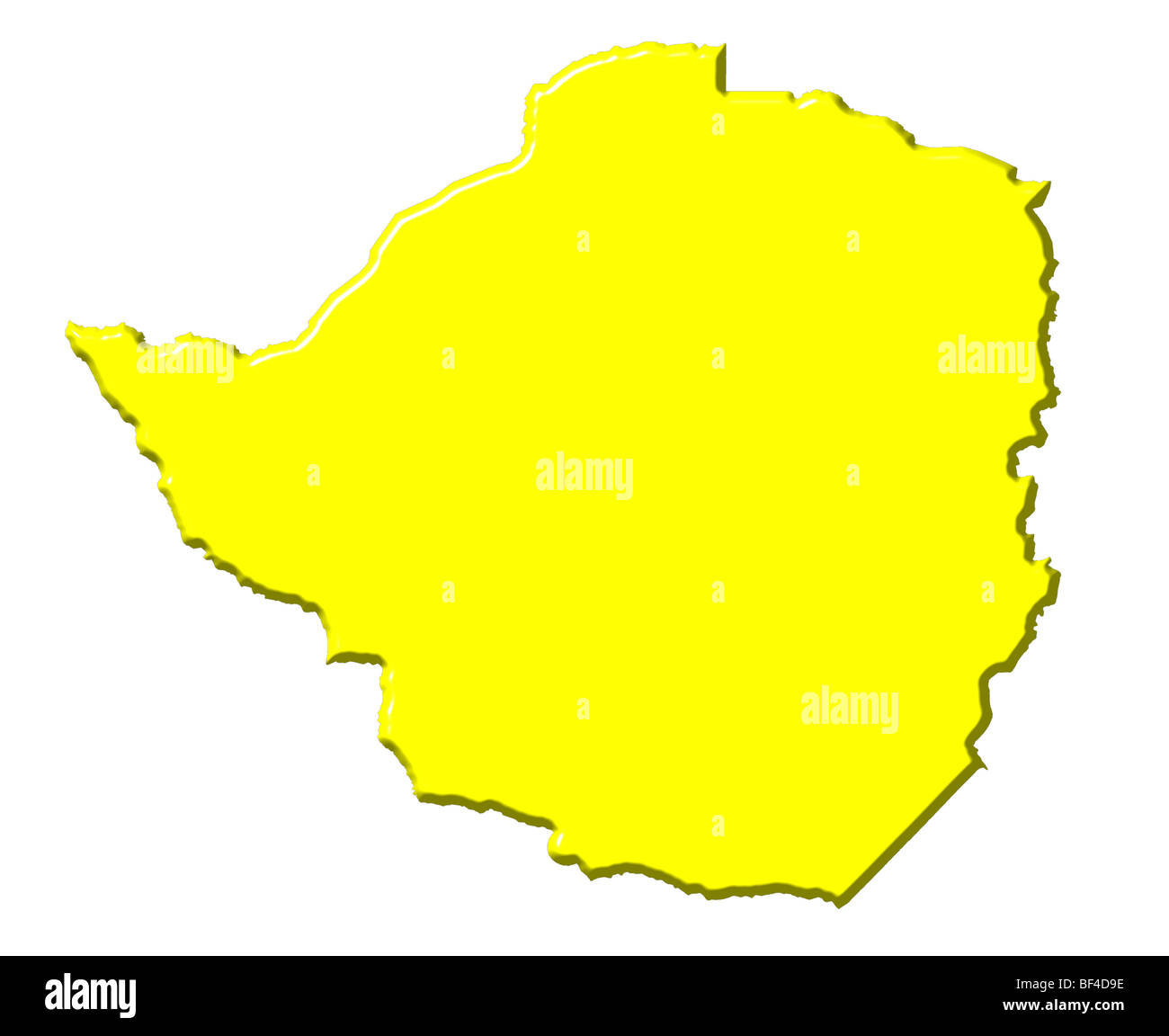 Map of zimbabwe hi-res stock photography and images - Alamy