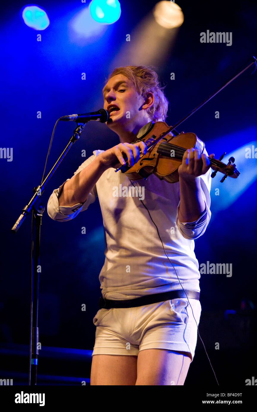 British singer and songwriter Patrick Wolf performing live in the ...