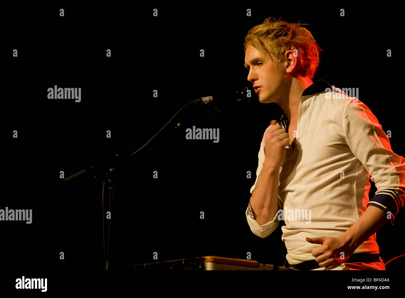 British singer and songwriter Patrick Wolf performing live in the ...