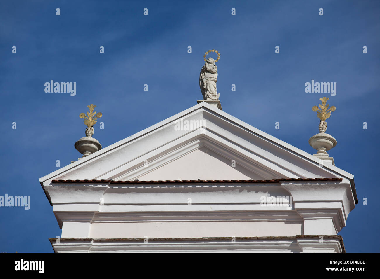 Norbertine Abbey in Geras, monastery, facade detail, Waldviertel ...