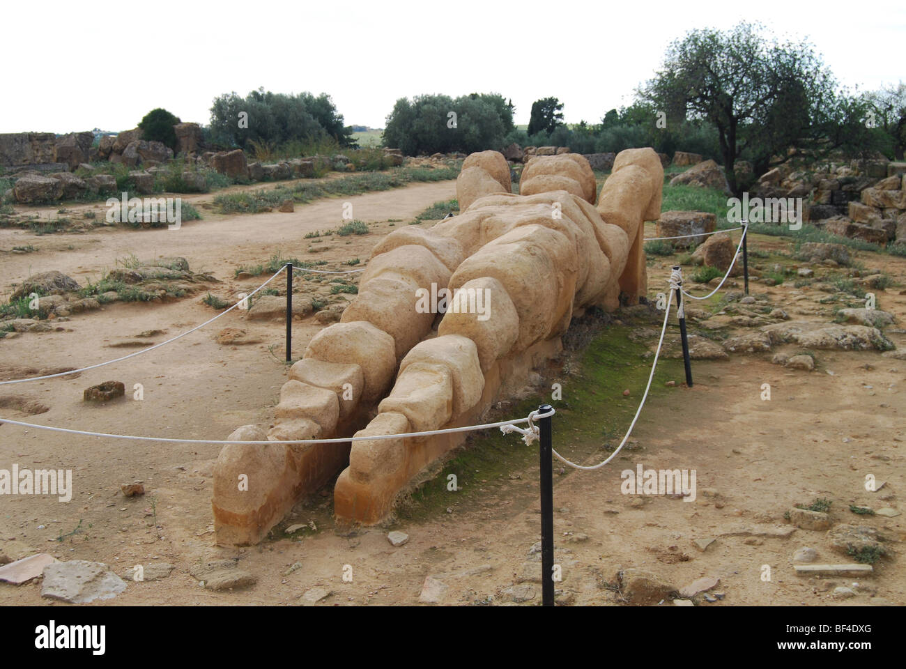 Telamon, a gigantic atlas figure which supported the trabeation of the ...