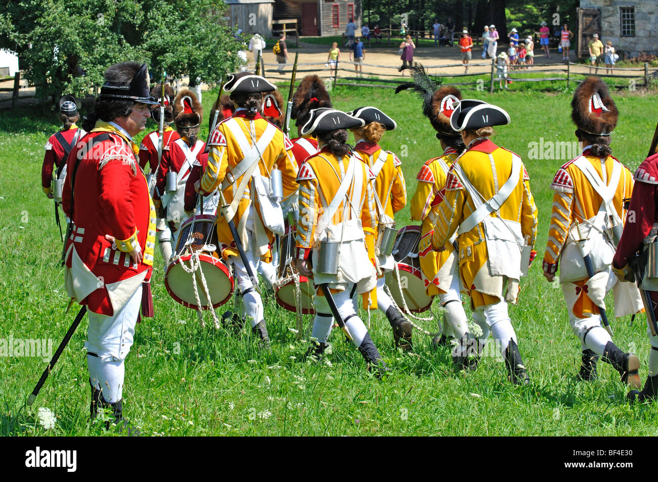44th Regiment of Foot infantry regiment of the British Army - costumed ...