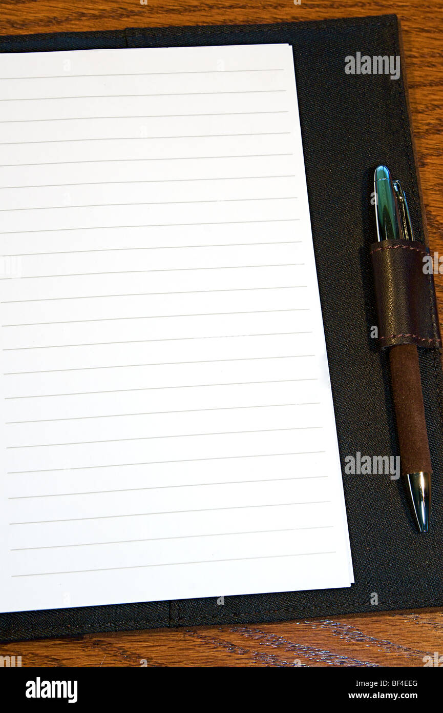 Blank empty diary page hi-res stock photography and images - Alamy