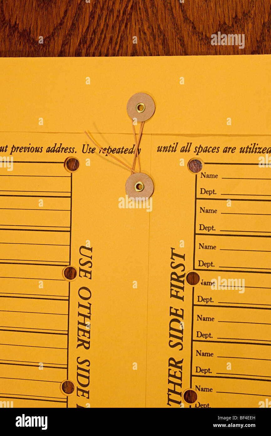 Interoffice envelope hi-res stock photography and images - Alamy