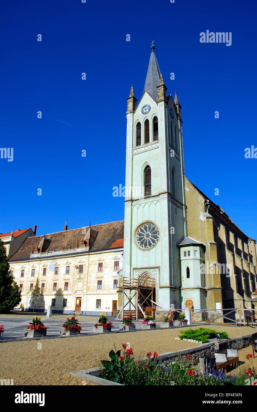 Gothic parish church, Gótikus plebaniatemplom Church, Keszthely, Lake ...
