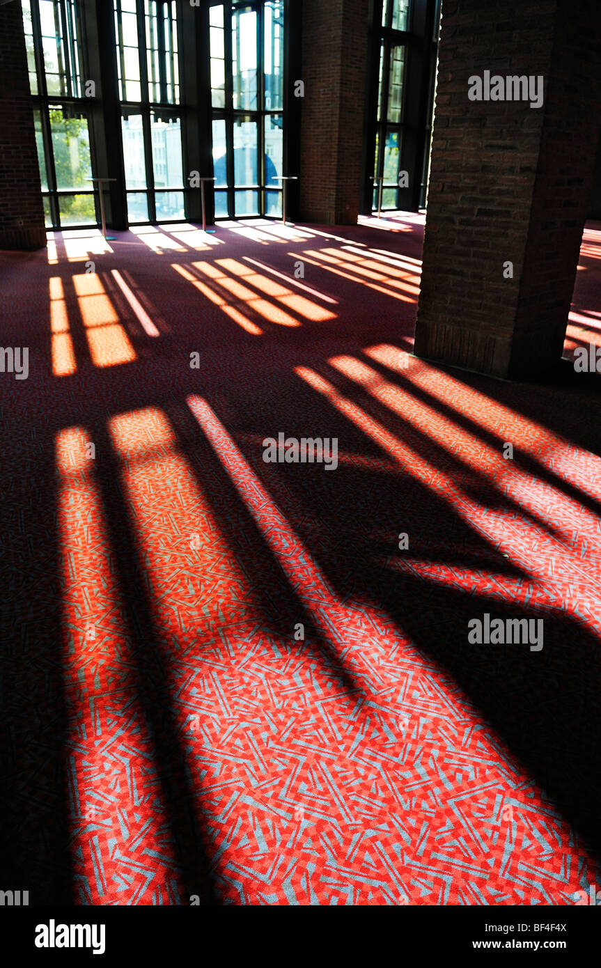 Shadow in the foyer of the Small Concert Hall, Gasteig Cultural Centre ...