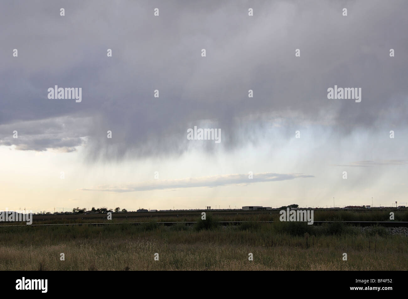 Rain in rural Texas Stock Photo - Alamy