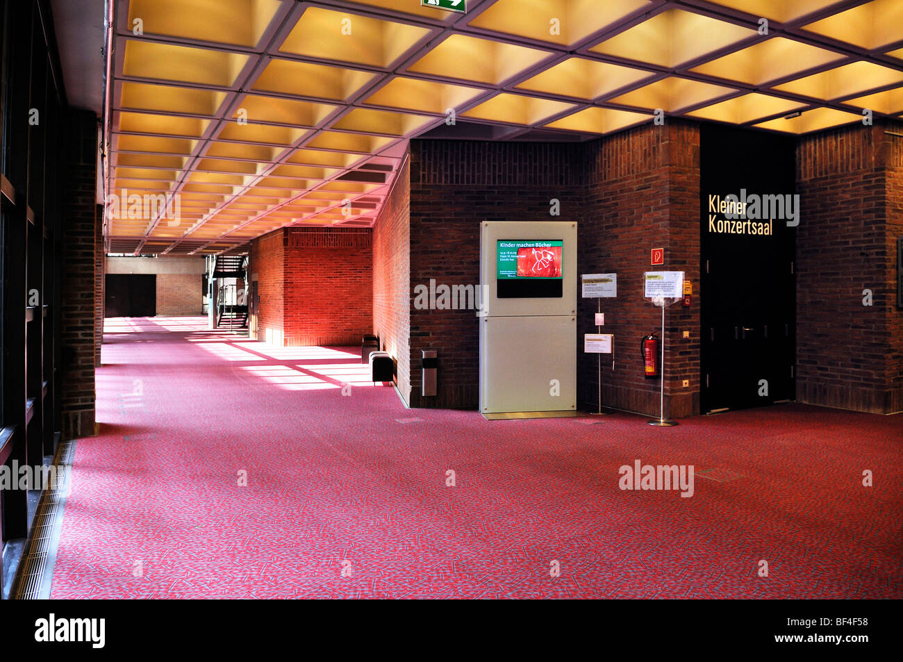 Foyer of the Small Concert Hall, Gasteig Cultural Centre, Munich ...