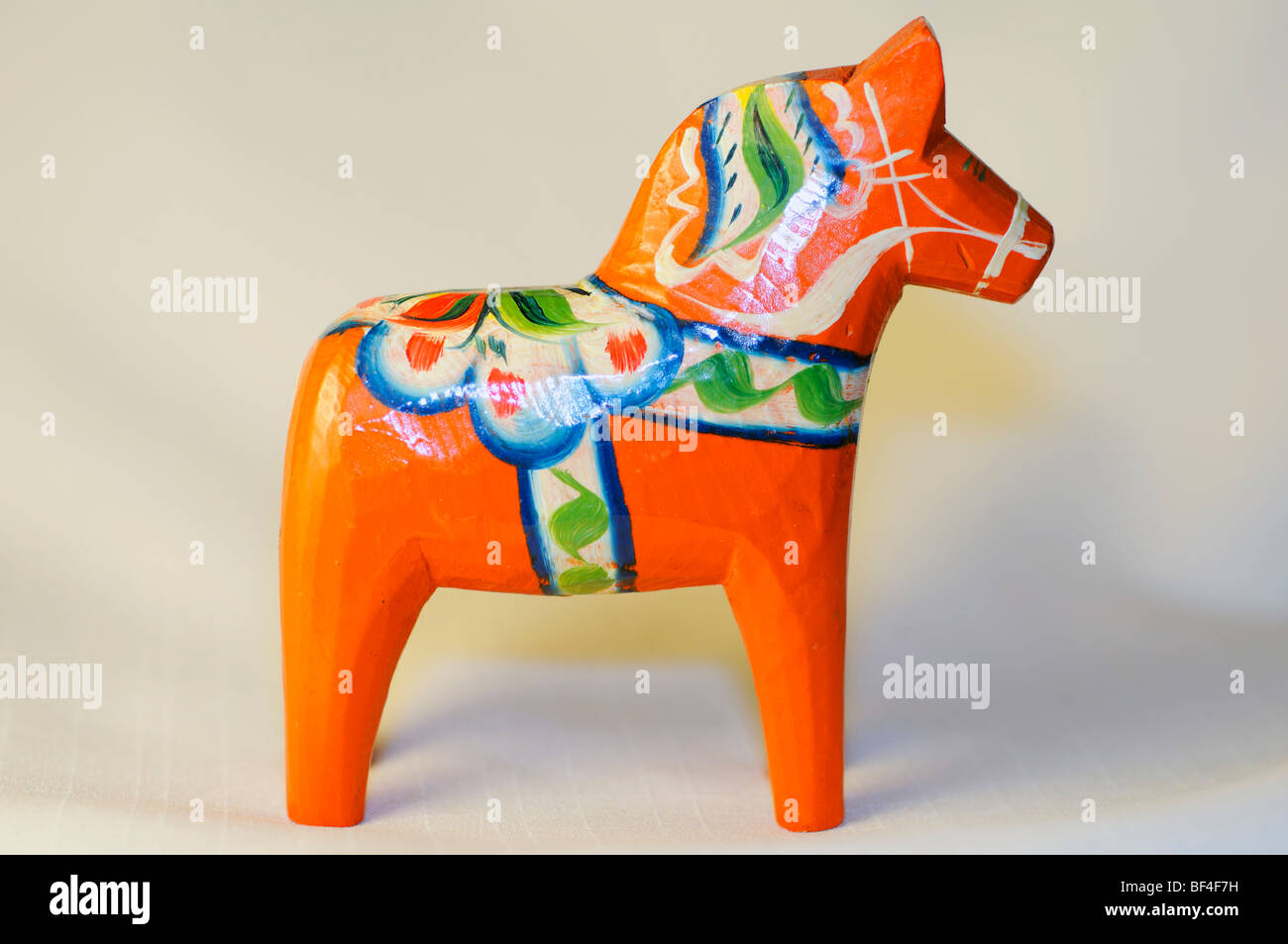 Swedish Dala horse Stock Photo - Alamy