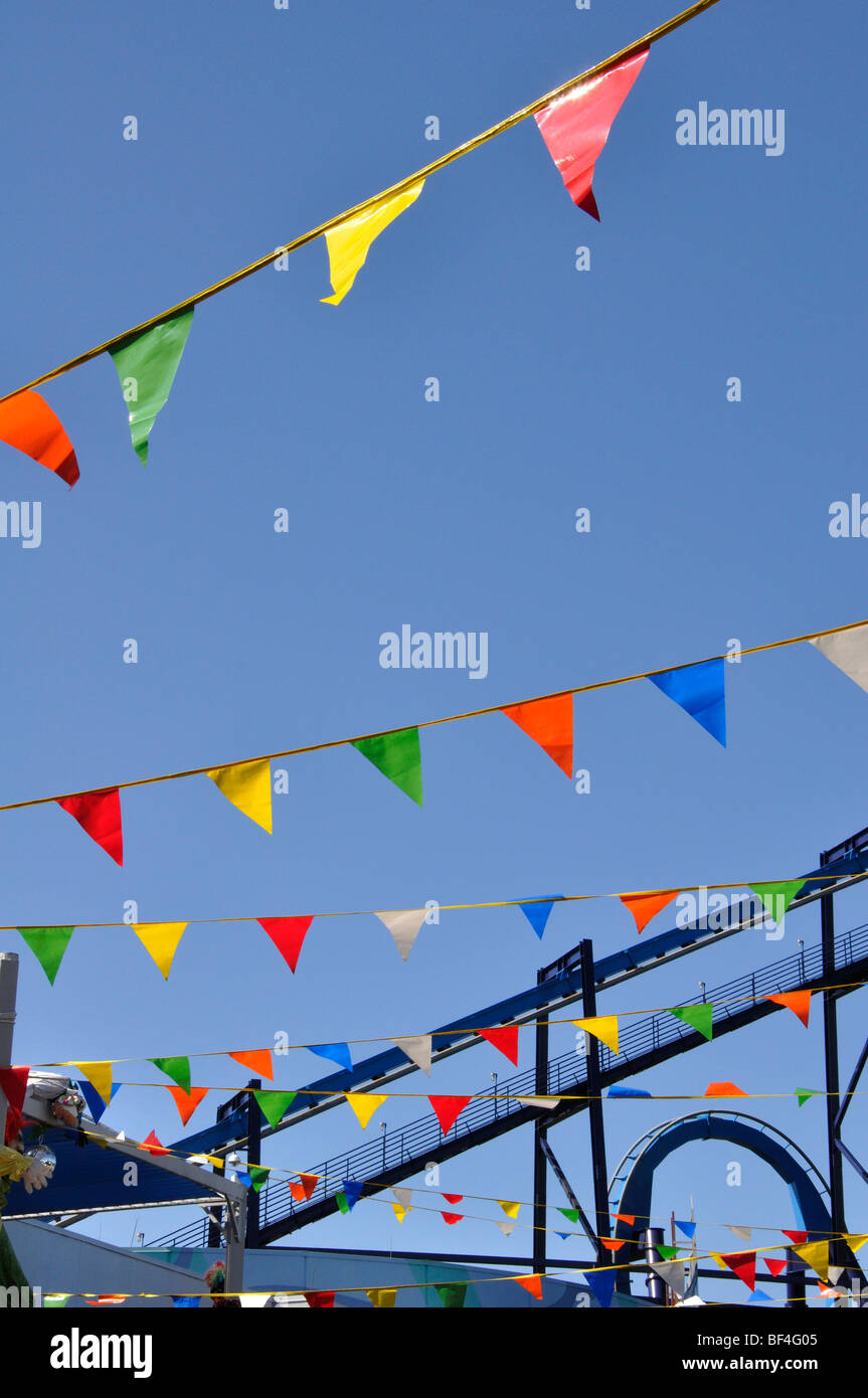 Pennants - colorful banner flags Stock Photo - Alamy