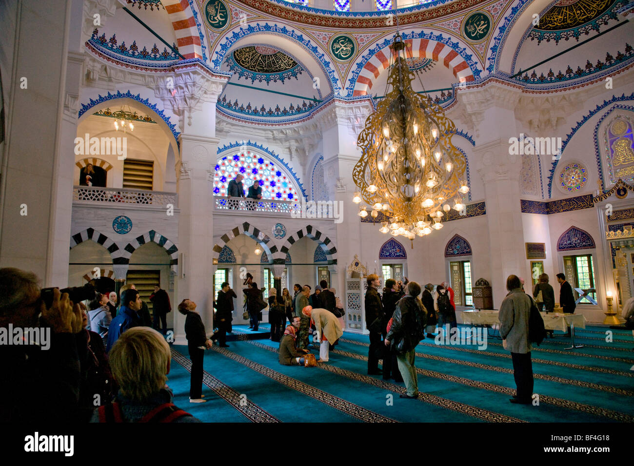 The Sehitlik Mosque in Berlin-Neukoelln, Germany, Europe Stock Photo ...