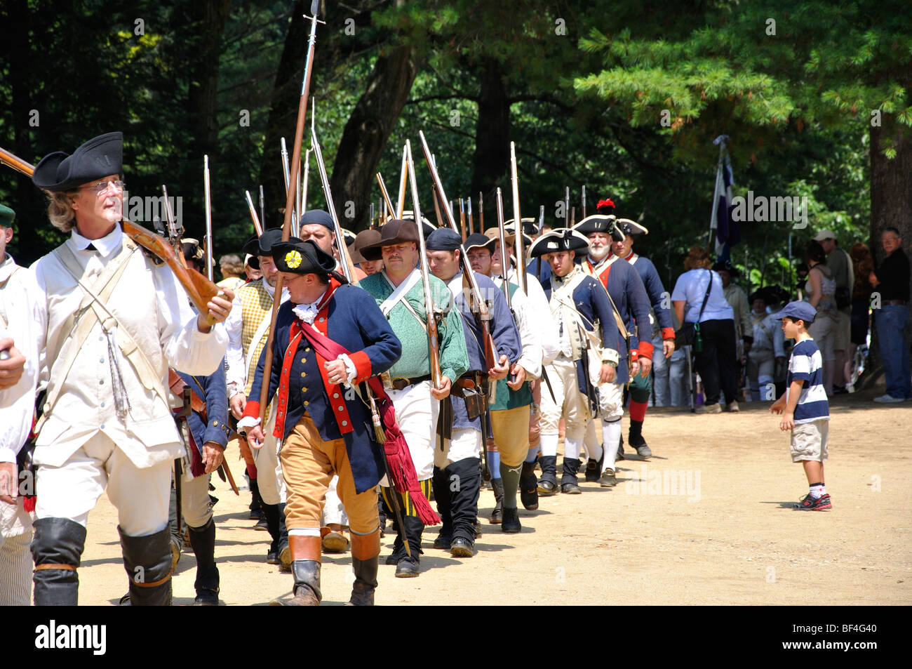 American patriots - costumed American Revolutionary War (1770's) era re ...