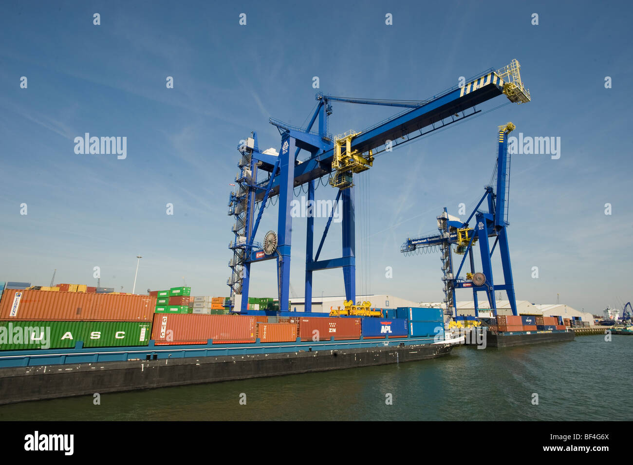 Port, Rotterdam, South Holland, Netherlands, Europe Stock Photo - Alamy