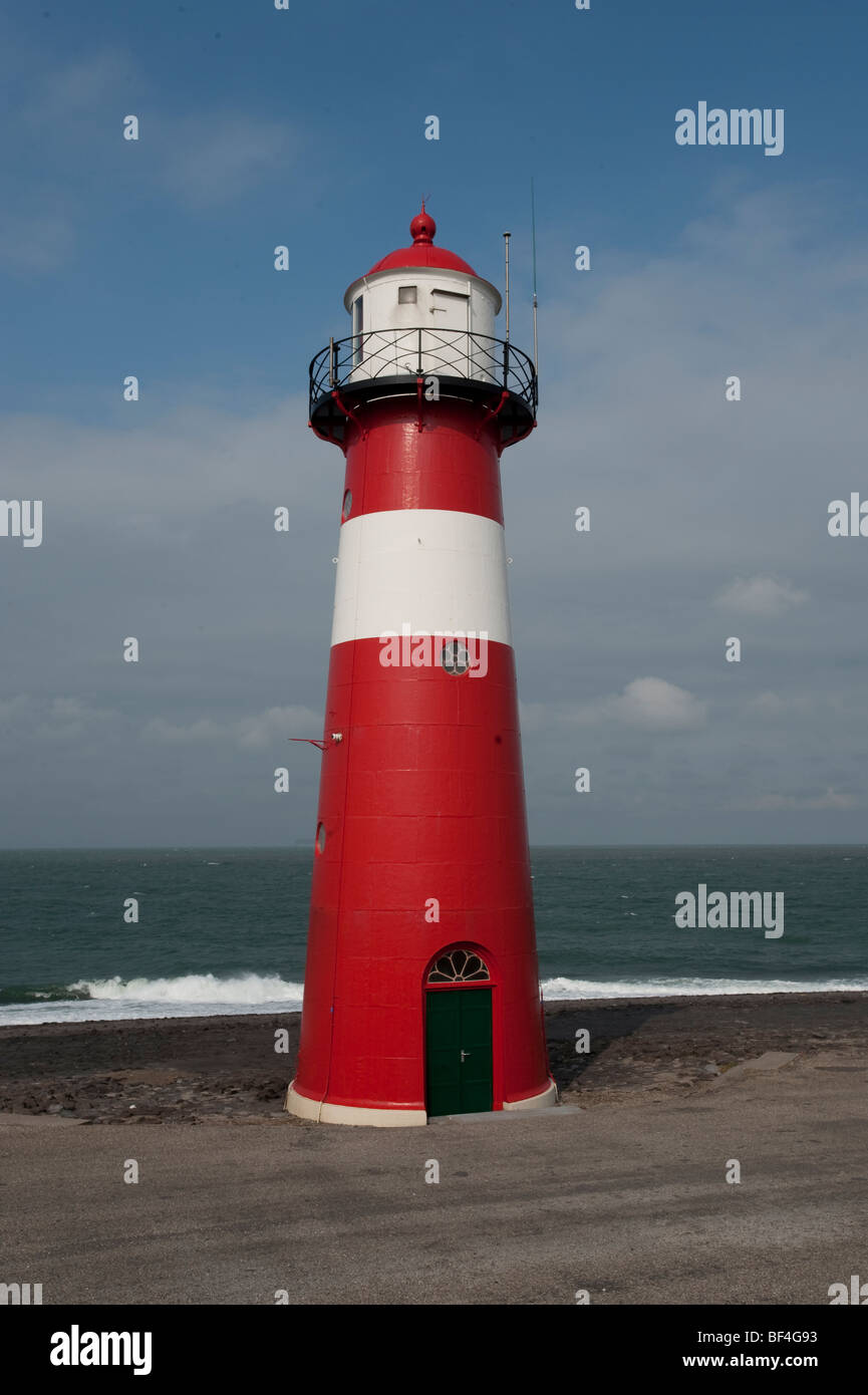 Lighthouse, Westkapelle, Zeeland, Holland, Netherlands, Europe Stock ...