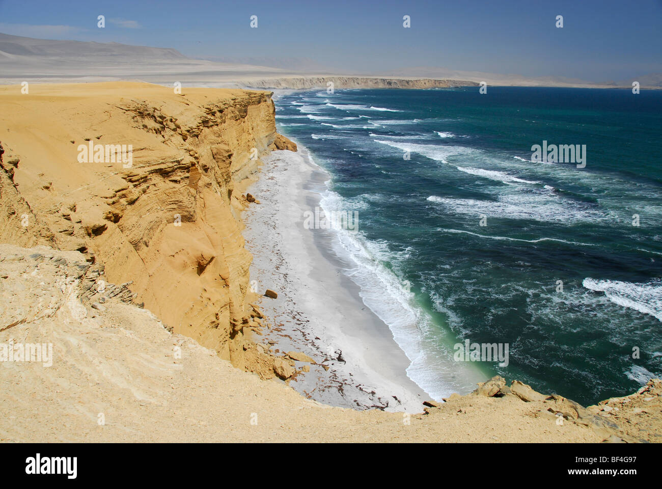 Coast in Paracas National Park, Peru, South America Stock Photo - Alamy