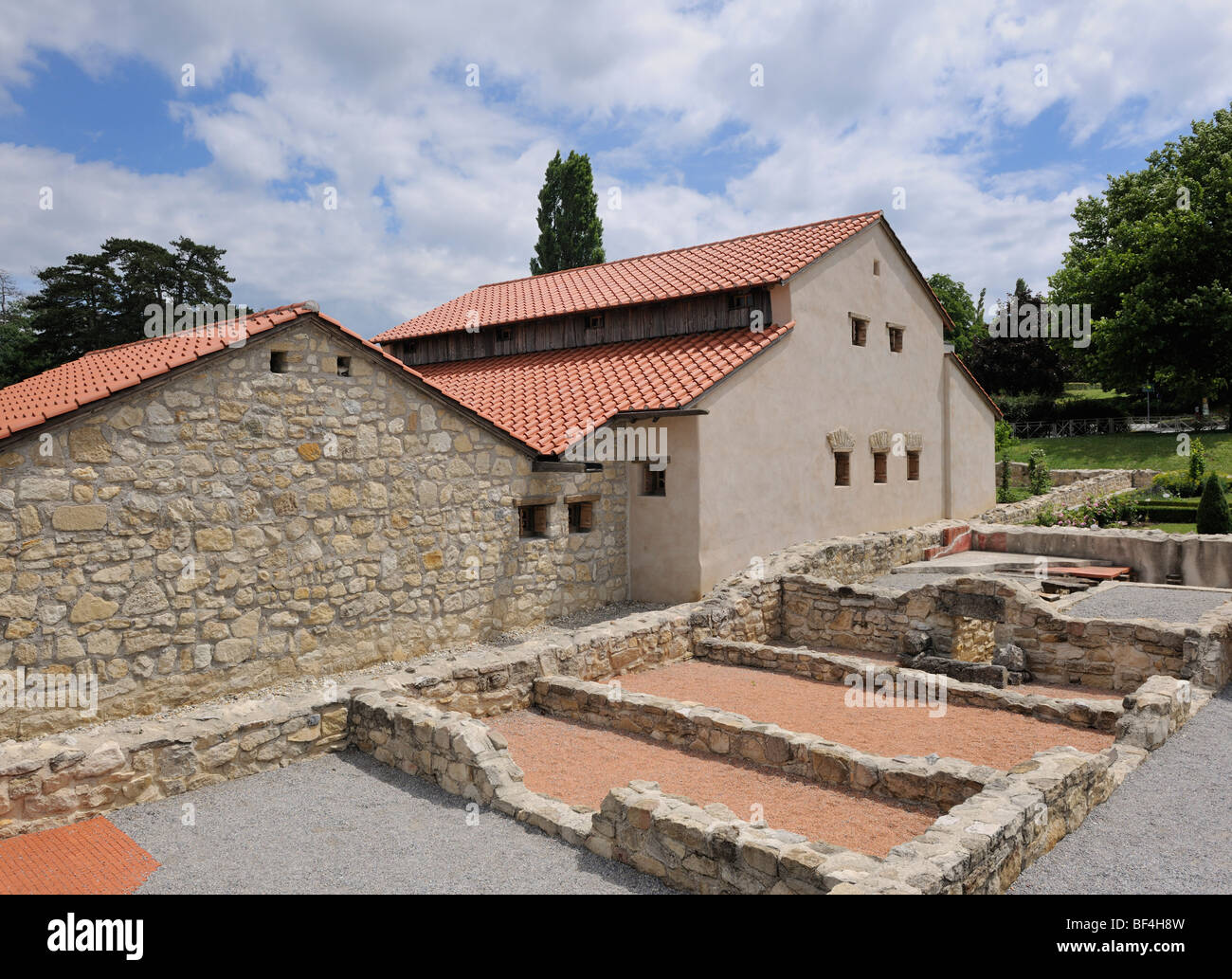 Roman villa reconstruction hi-res stock photography and images - Alamy