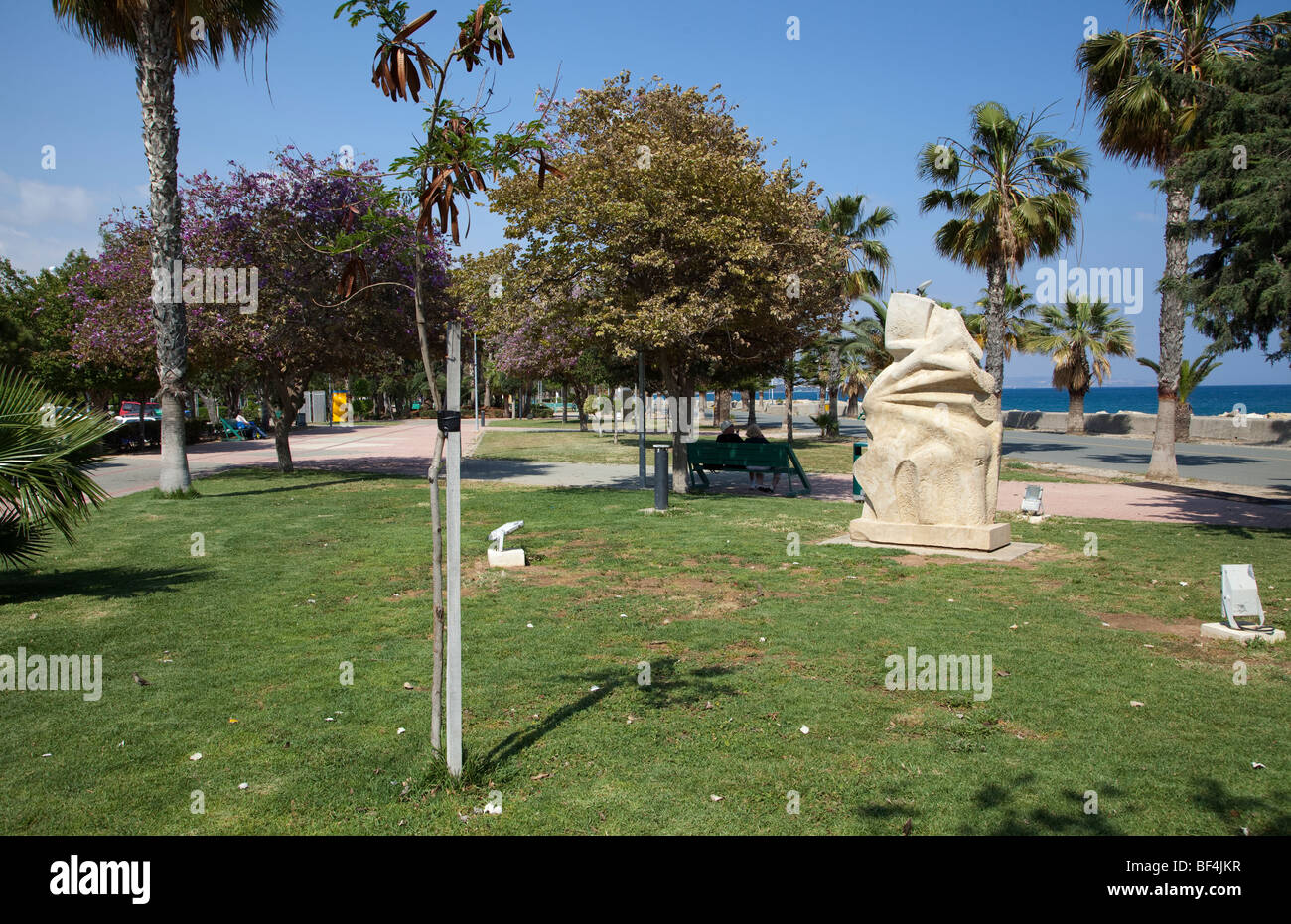 The seaside promenade at Limassol in southern Cyprus Stock Photo - Alamy