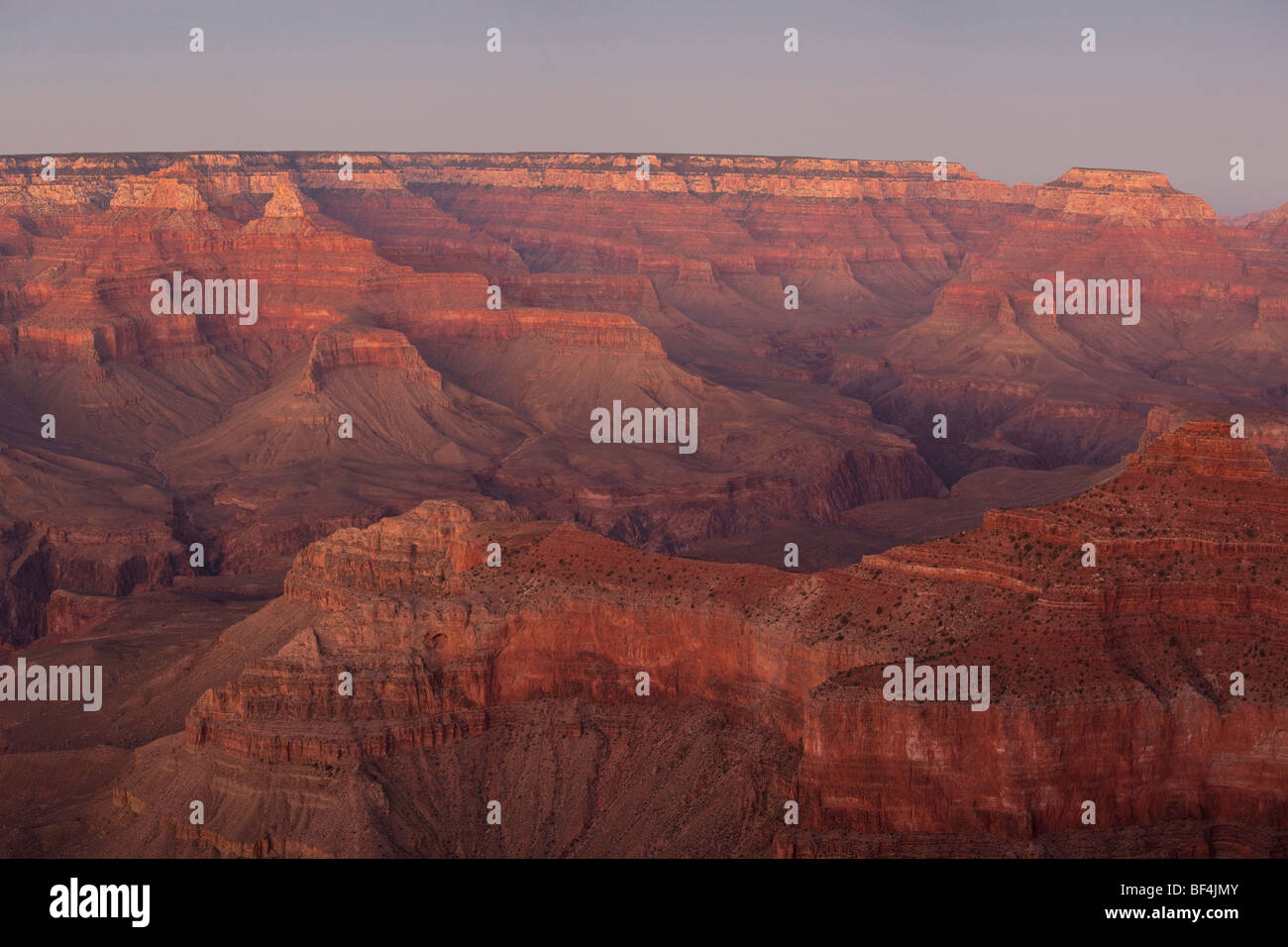 View from Yavapai Point at sunet Grand Canyon National Park, South Rim ...