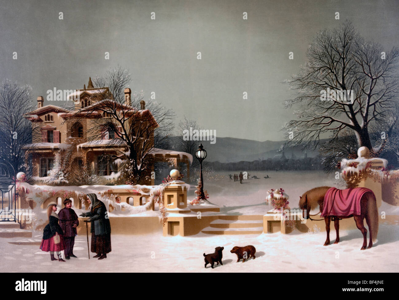 Three people and dogs hi-res stock photography and images - Alamy