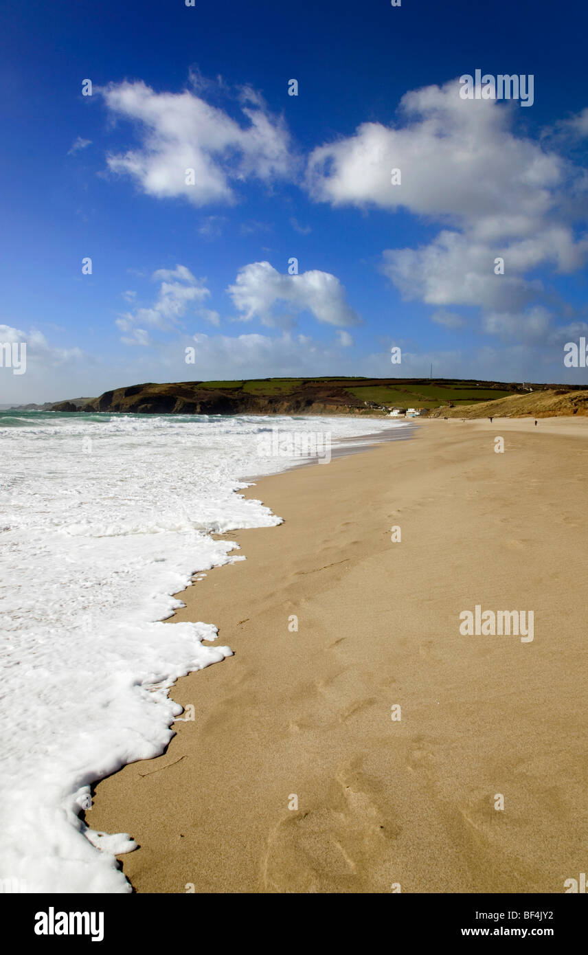Praa sands beach; looking towards Rinsey Head; cornwall Stock Photo - Alamy