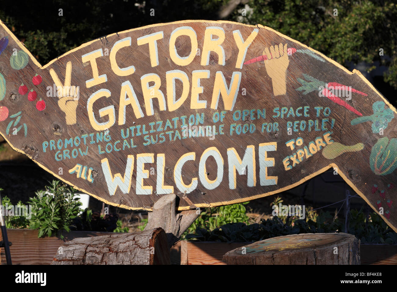Community garden sign hi-res stock photography and images - Alamy