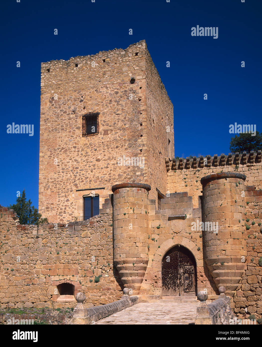 Castle Pedraza Castile Leon Spain Stock Photo - Alamy