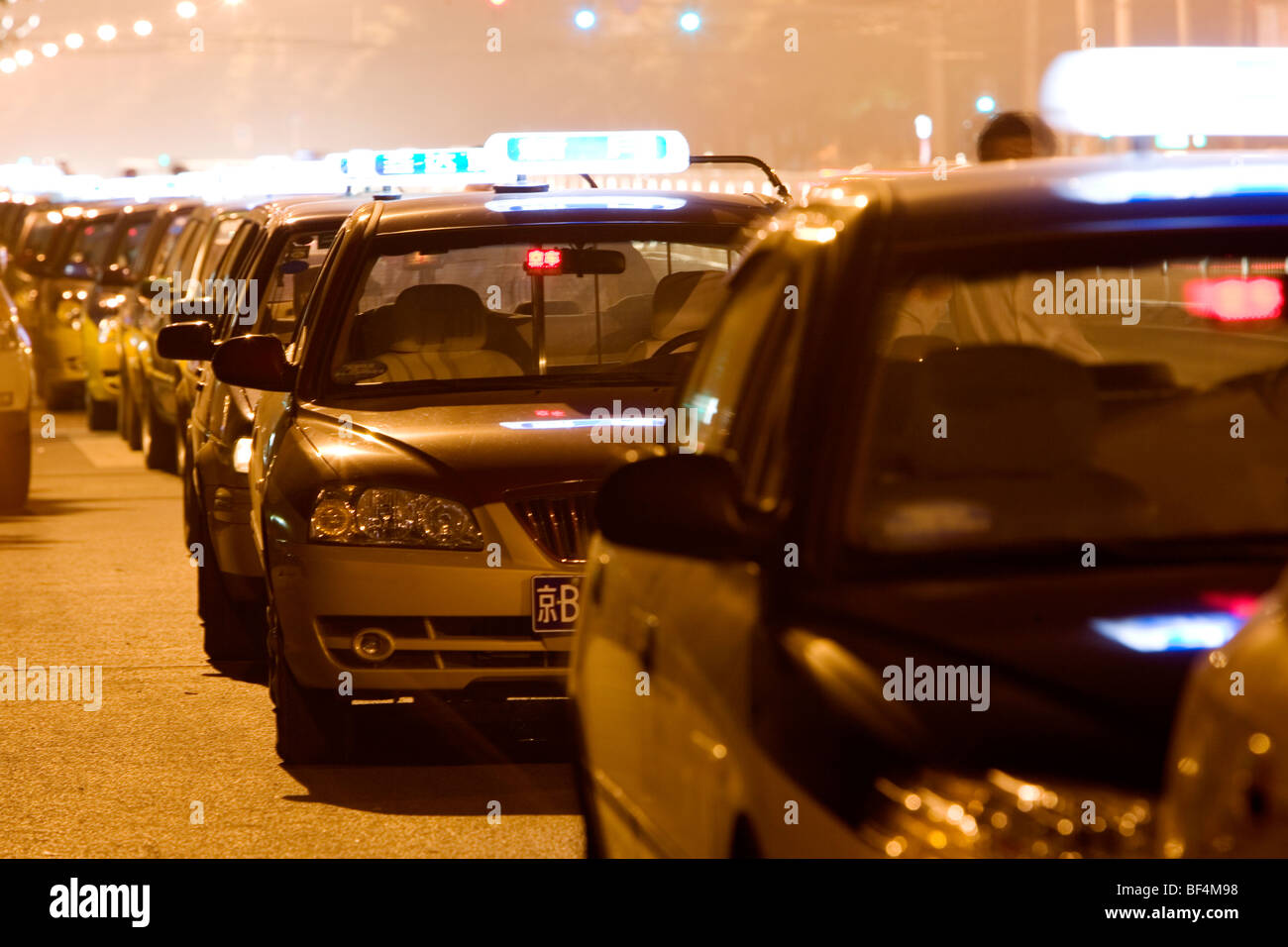 Empty taxi waiting area hi-res stock photography and images - Alamy