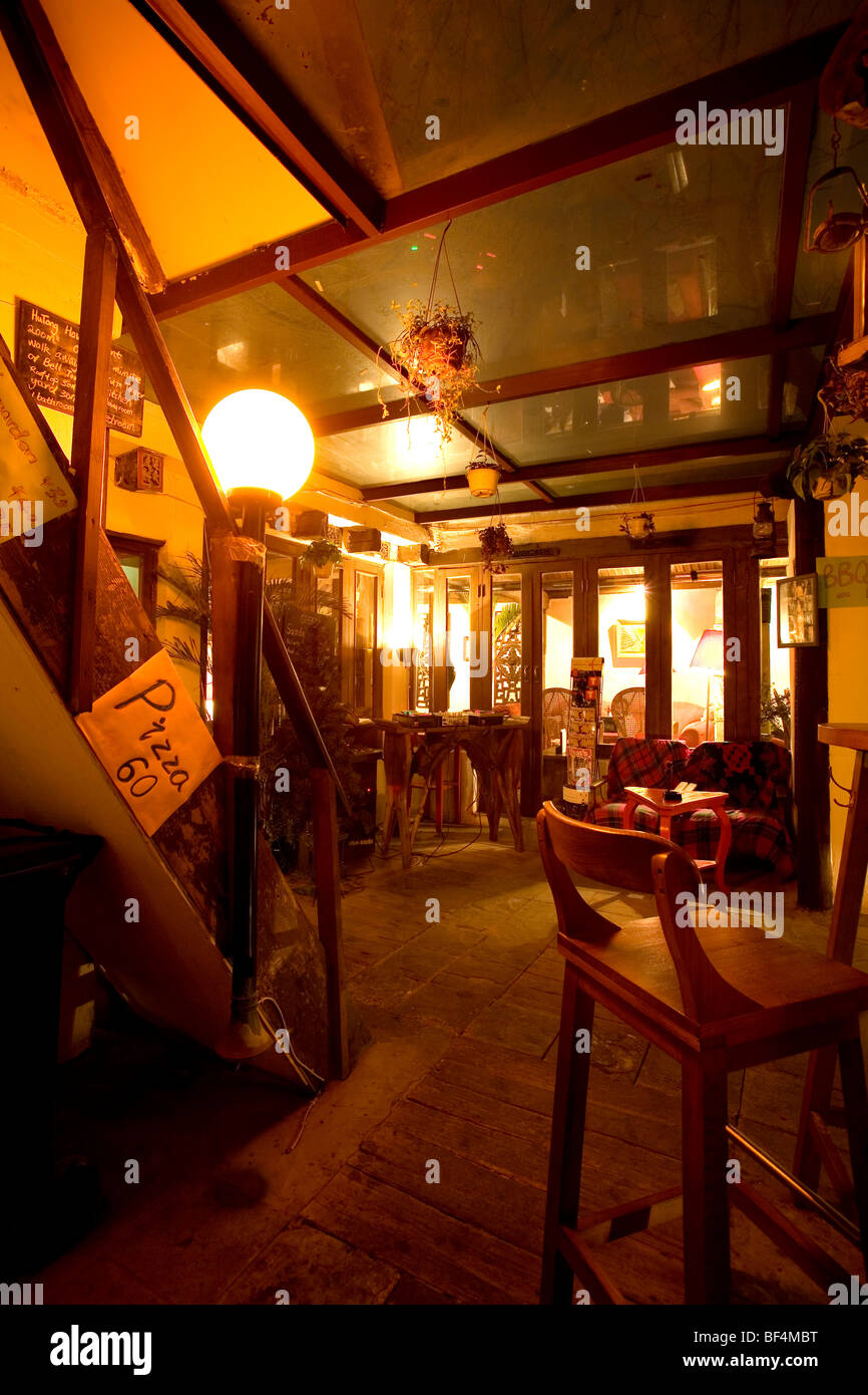 Interior of a trendy bar, Houhai bar area, Beijing, China Stock Photo ...