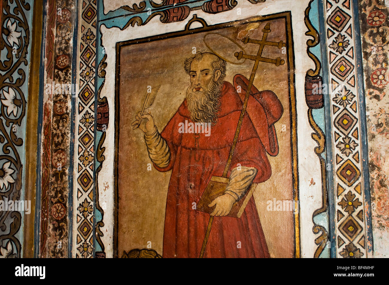 Murals, Se Cathedral, Old Goa, Velha Goa, India, Asia Stock Photo - Alamy