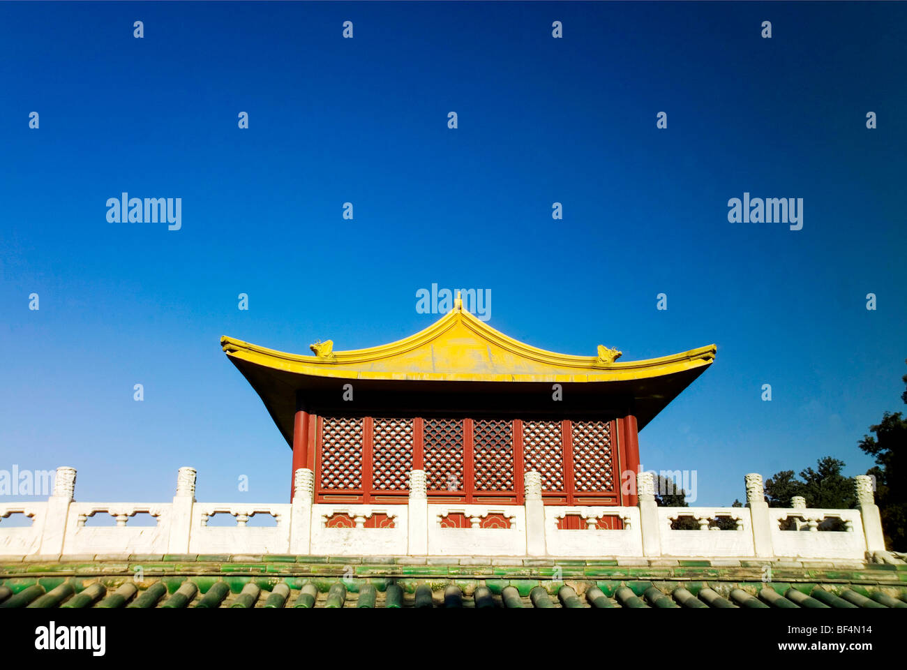A small pavilion in Inner Court of Forbidden City, Beijing, China Stock ...