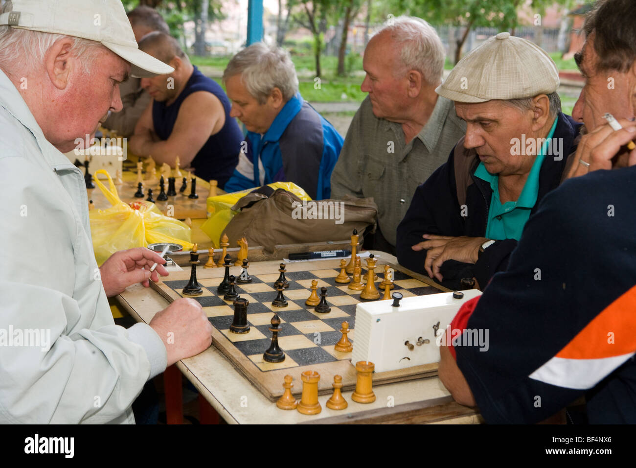 chess players ekaterinberg russia Stock Photo - Alamy