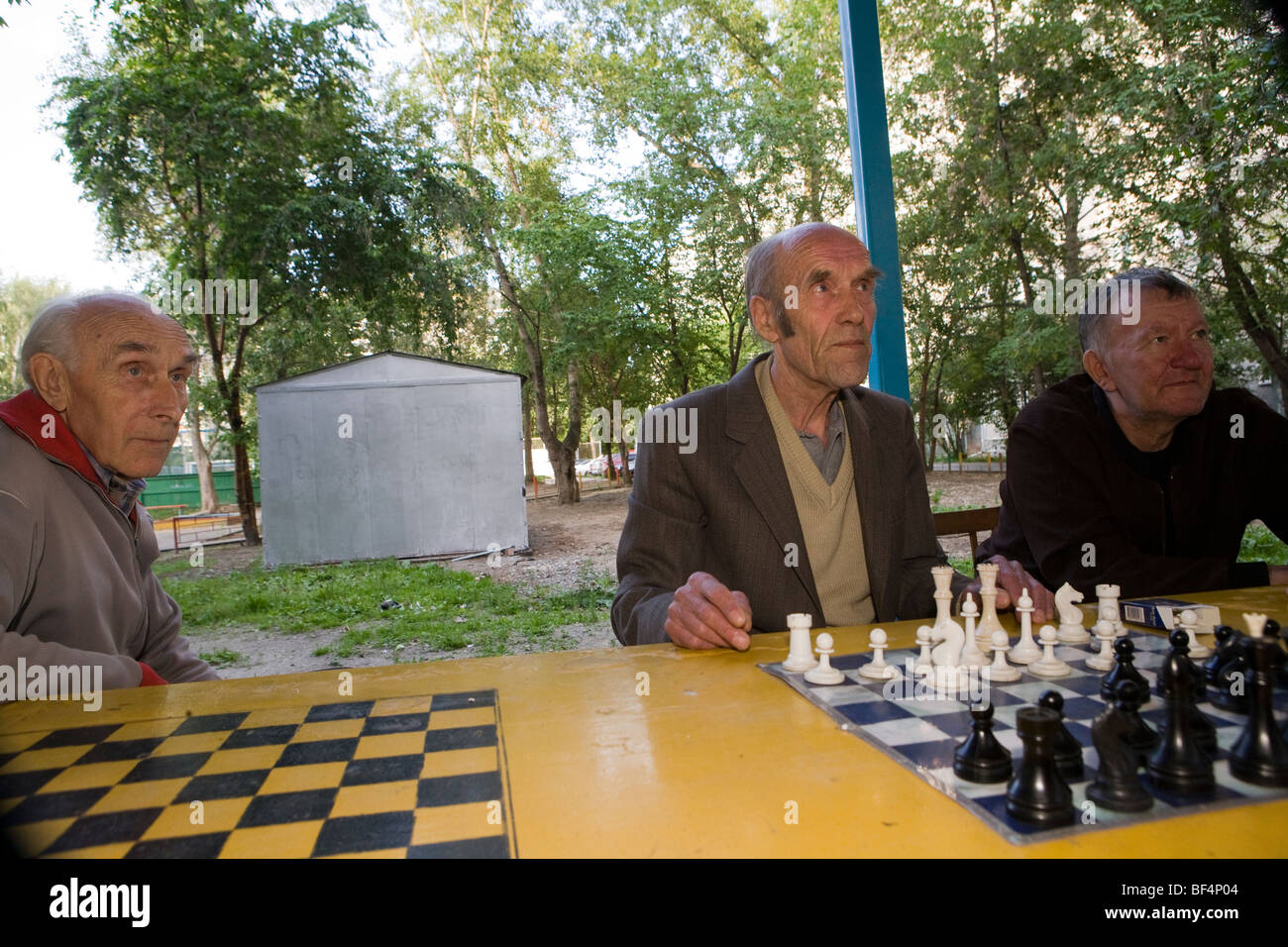 chess players ekaterinberg russia Stock Photo - Alamy