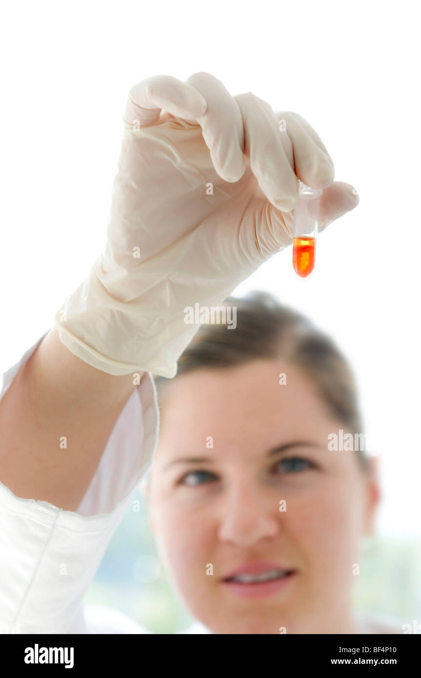 Chemist in a laboratory Stock Photo - Alamy