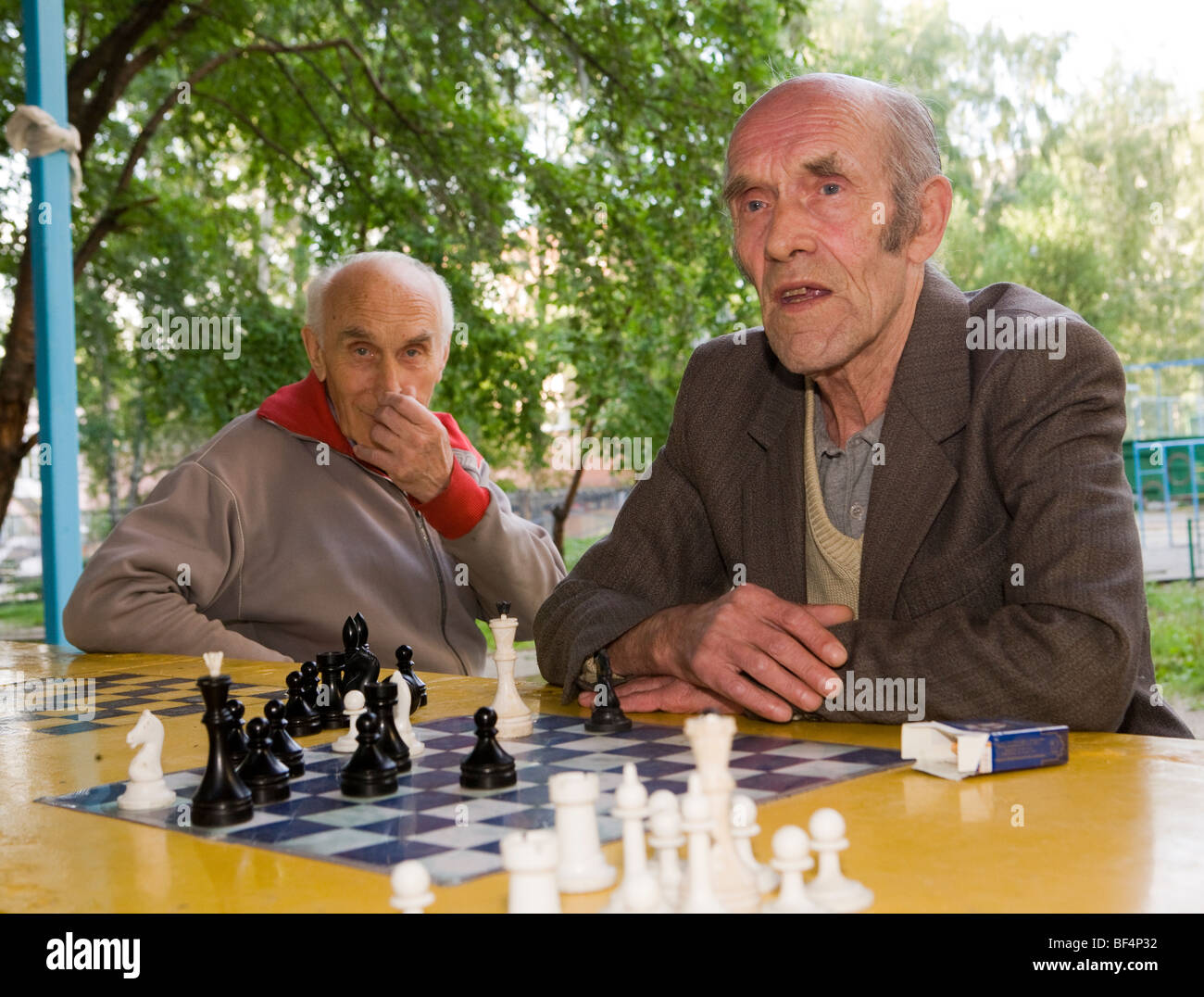 chess players ekaterinberg russia Stock Photo - Alamy