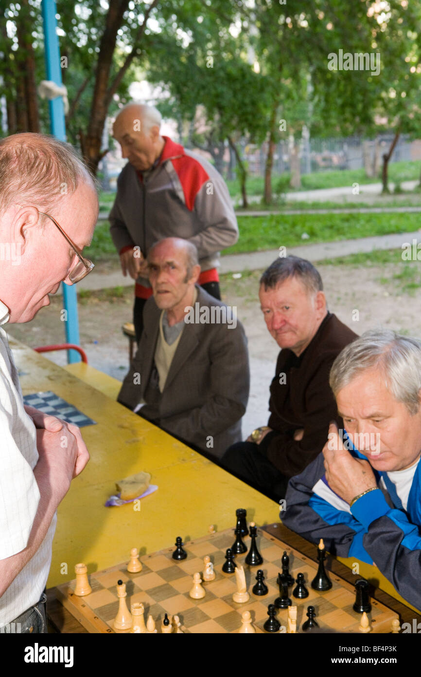 chess players ekaterinberg russia Stock Photo - Alamy