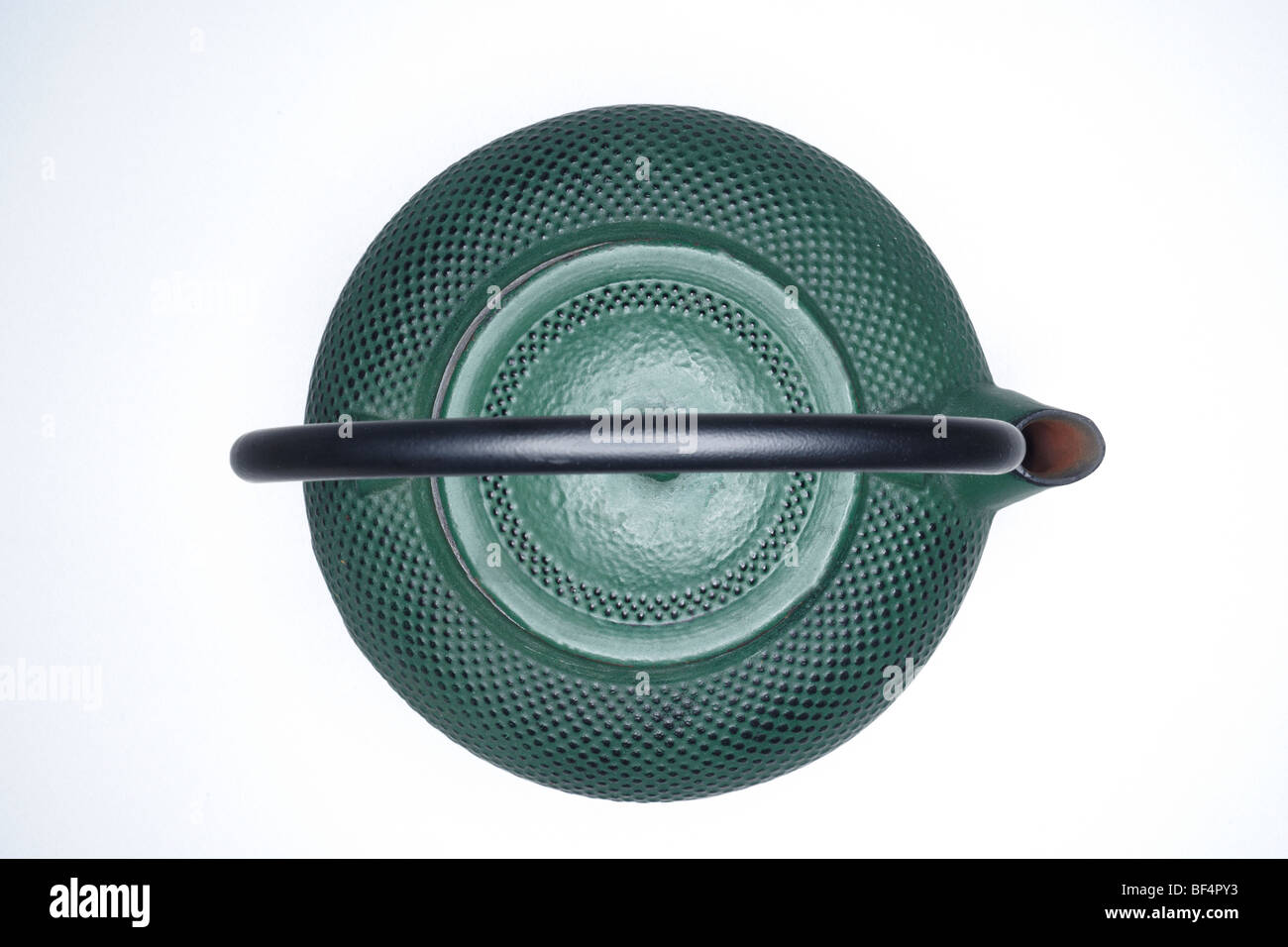 Cast iron teapot with pouring spout Stock Photo - Alamy