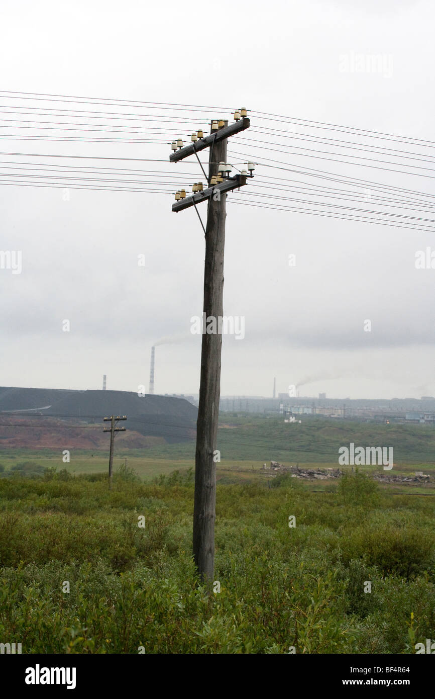 factory coal mine vorkuta russian arctic Stock Photo - Alamy