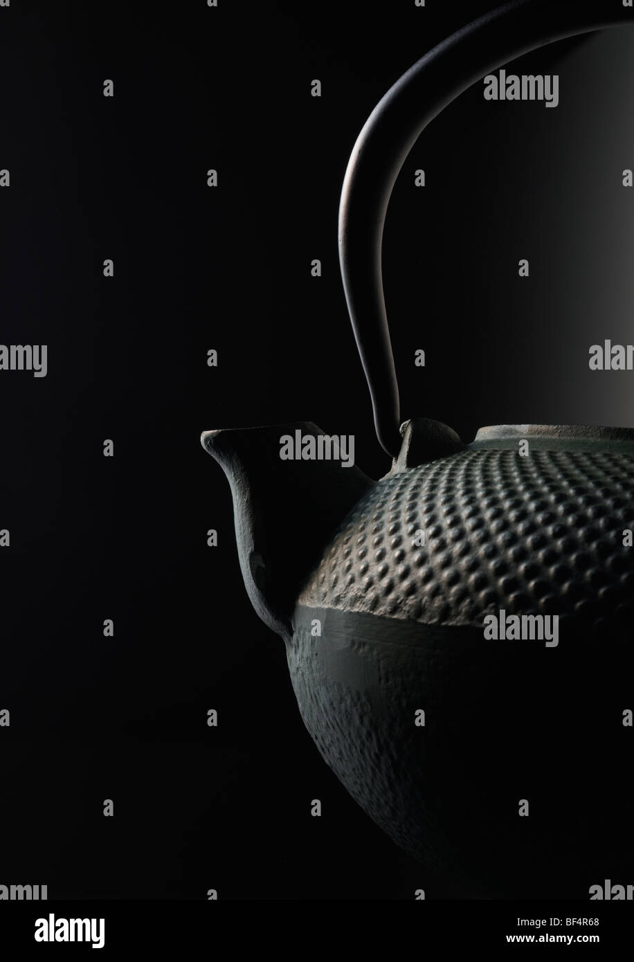 Cast iron teapot, pouring spout Stock Photo - Alamy