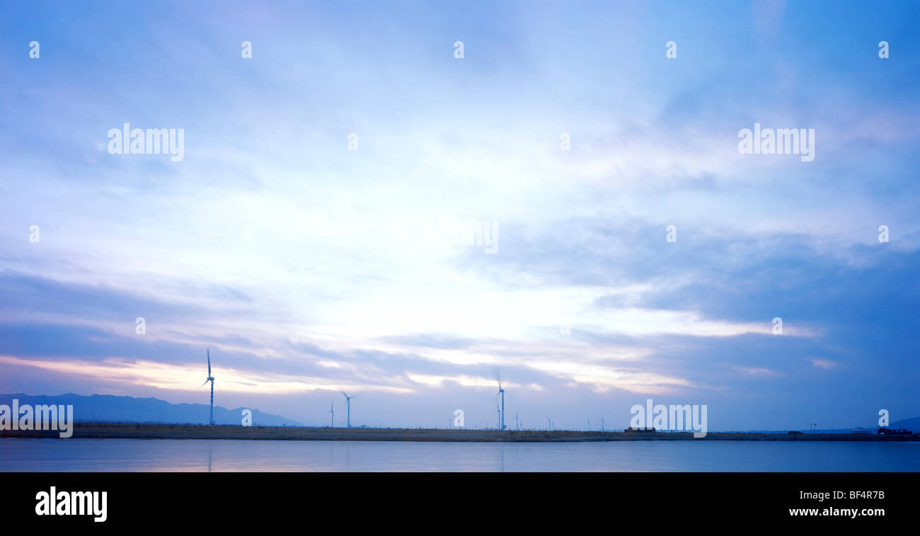 The Beijing Guanting Wind Farm, Beijing, China Stock Photo - Alamy
