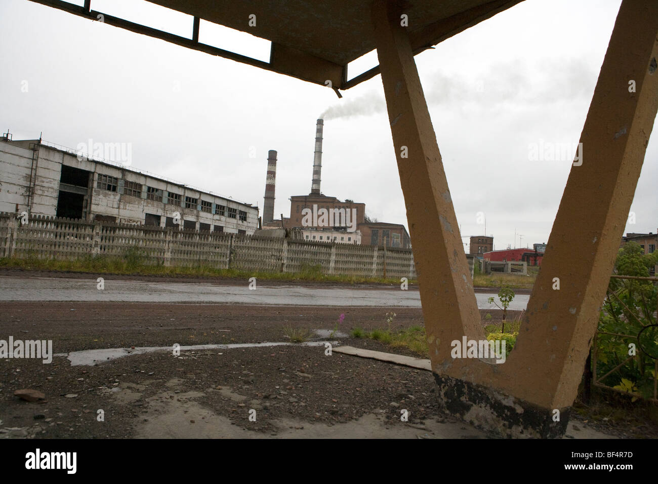 factory coal mine vorkuta russian arctic Stock Photo - Alamy