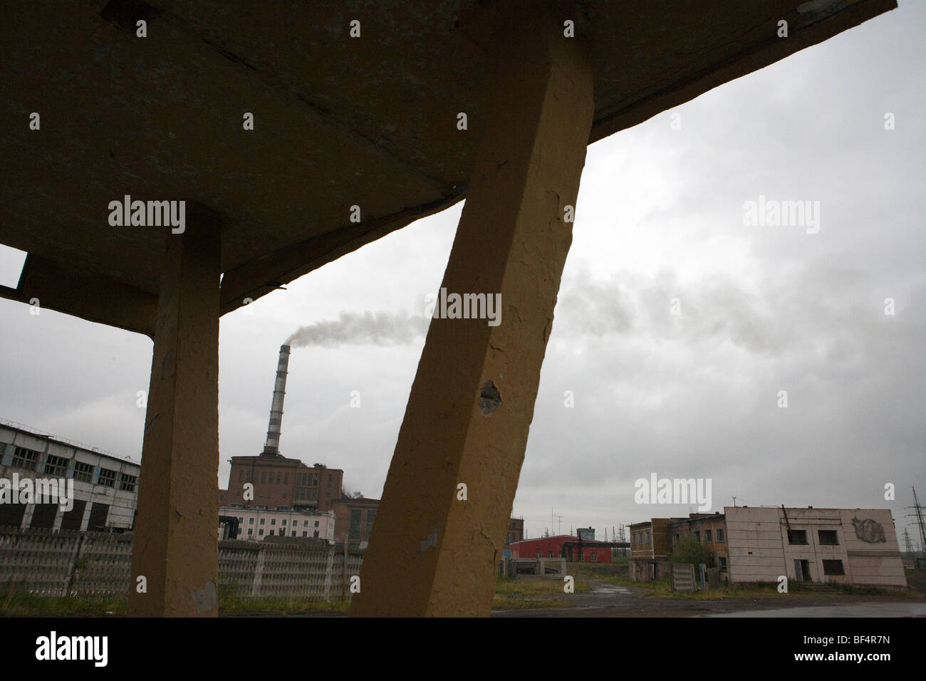 factory coal mine vorkuta russian arctic Stock Photo - Alamy