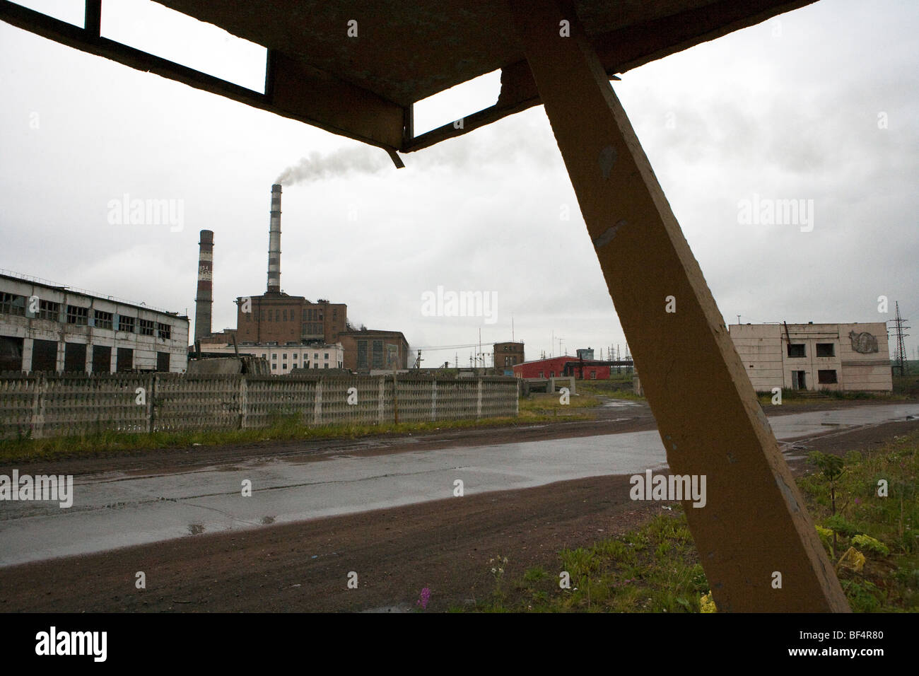 vorkuta coal mines arctic russia Stock Photo - Alamy
