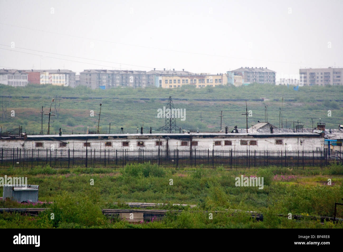 vorkuta coal mines arctic russia Stock Photo - Alamy