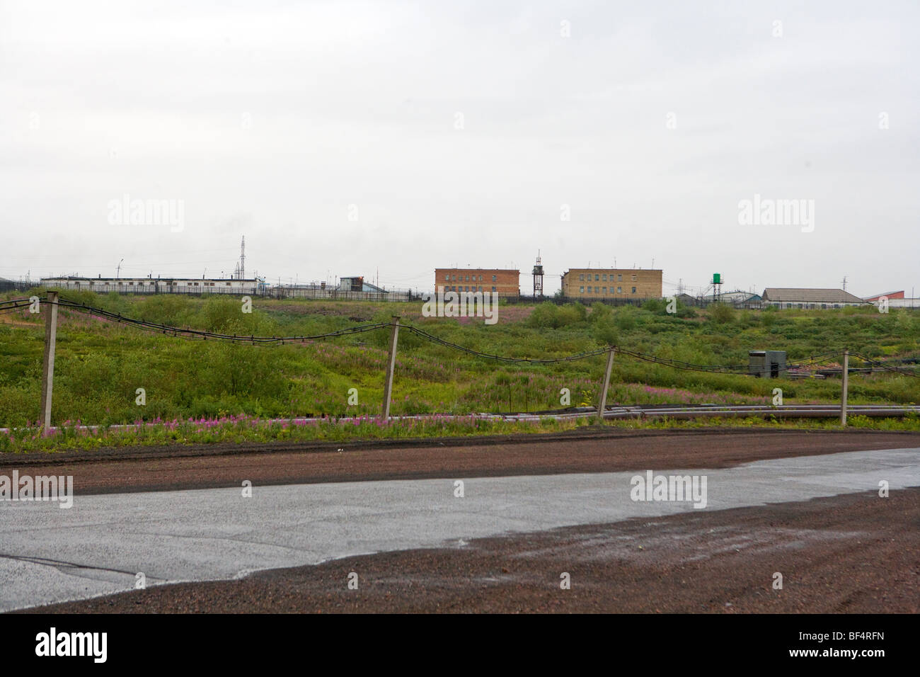vorkuta coal mines arctic russia Stock Photo - Alamy